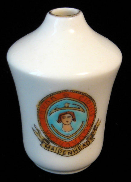 Shelley Crested Roman Urn Maidenhead Crest Late Foley 1910s Miniature ...