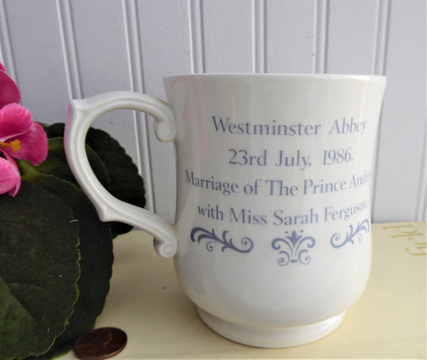 Tankard Prince Andrew And Fergie Souvenir Mug Royal Wedding 1986 Adams ...