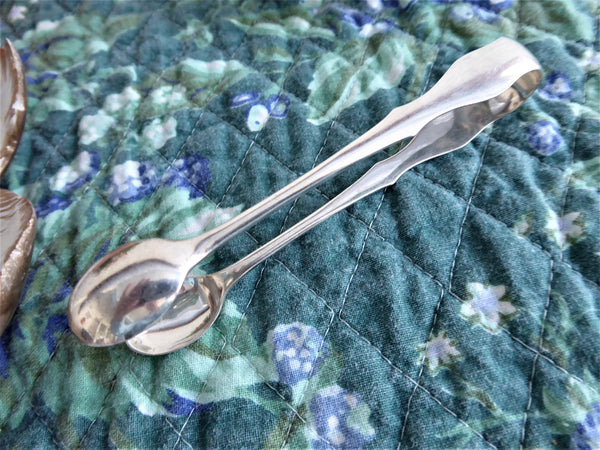 English Hallmarked Sugar Tongs Sterling Silver 1910 Fletcher Sheffield ...