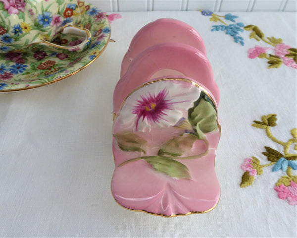 Royal Winton Pink Petunia Toast Rack Vintage 1940s Toast Holder Letter ...