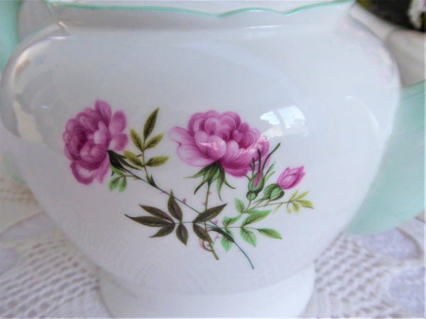 Shelley Eglantine Teapot Henley Perth Cambridge Shape Bone China Flora ...