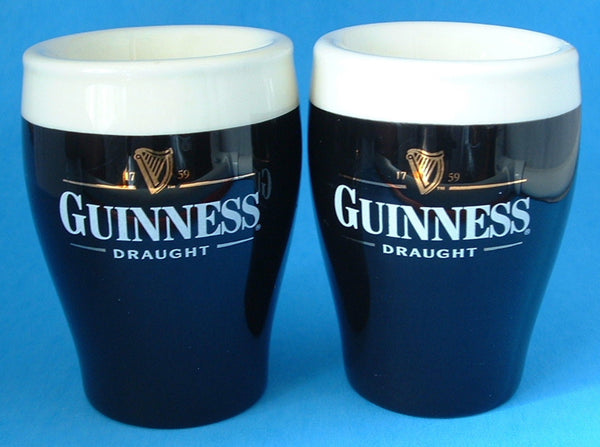 Eggcup Pair Glass Of Guinness Boxed Set Egg Cups Ceramic 1960s ...