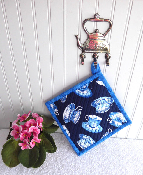 English Silver Plate Tea Kettle Wall Hooks Potholder Hook Plaque Tea D ...