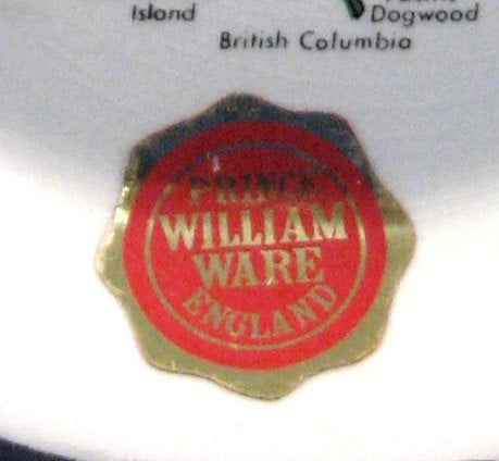 Dish Provincial Flowers Emblems Of Canada Prince William Ware 1980s En ...