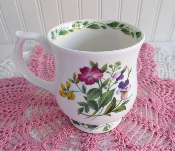 Garden Violets Mug The Garden RHS Queens Purple Pink Flowers English B ...