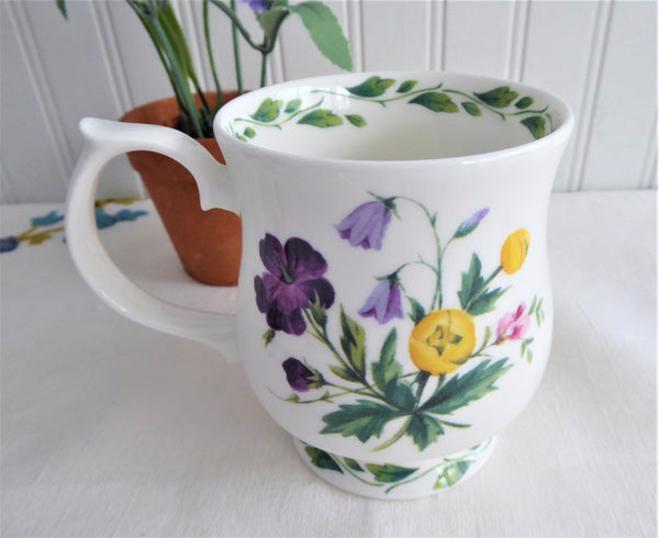 Mug The Garden RHS Queens Purple Yellow Lavender Flowers English Bone ...