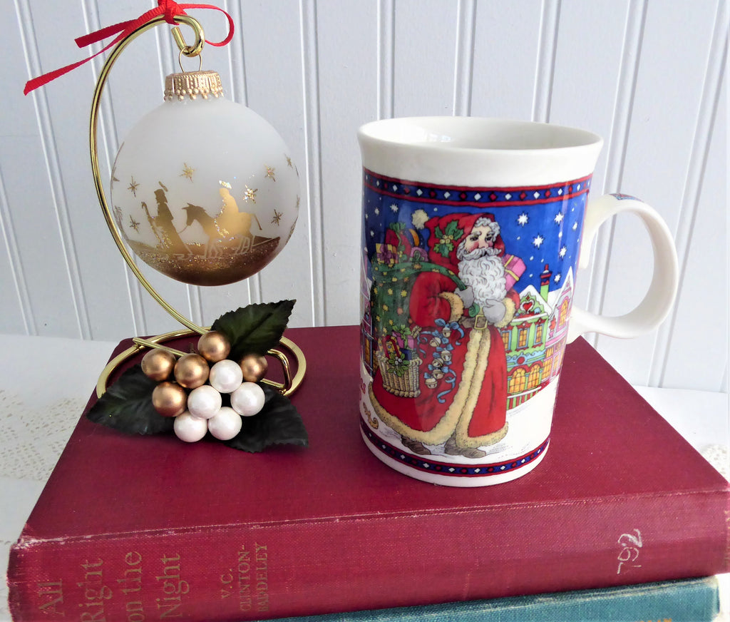 Dunoon Father Christmas Mug 2000 Sue Scullard Santa Claus Stoneware ...