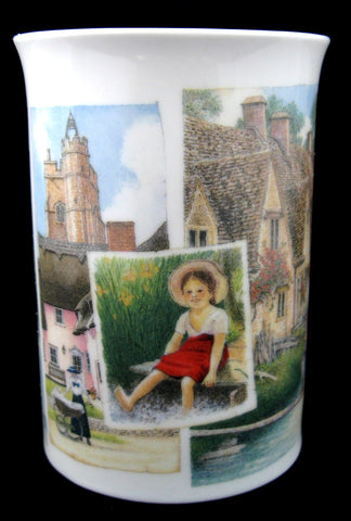 Dunoon Cottage Life Cotswold Stone Village Mug Richard Partis 2007 ...