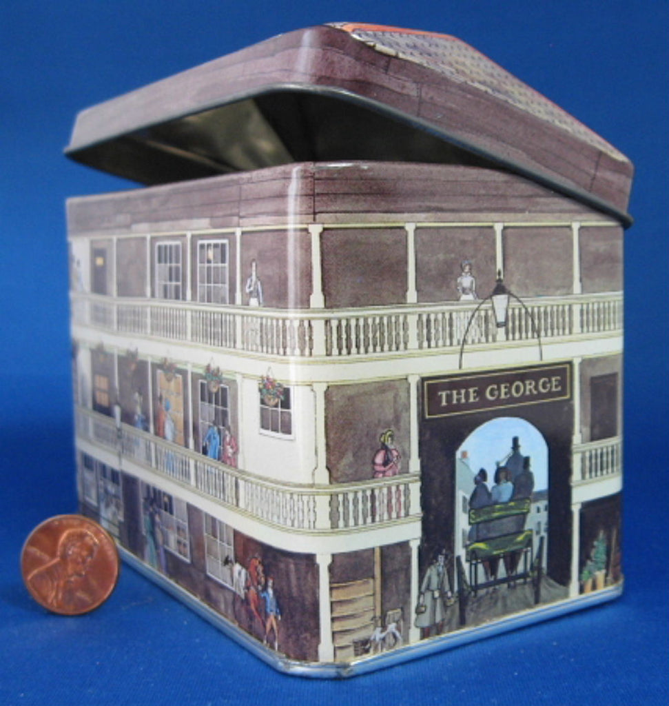 Tea Tin Regency Period The George Coaching Inn National Trust 1980s ...